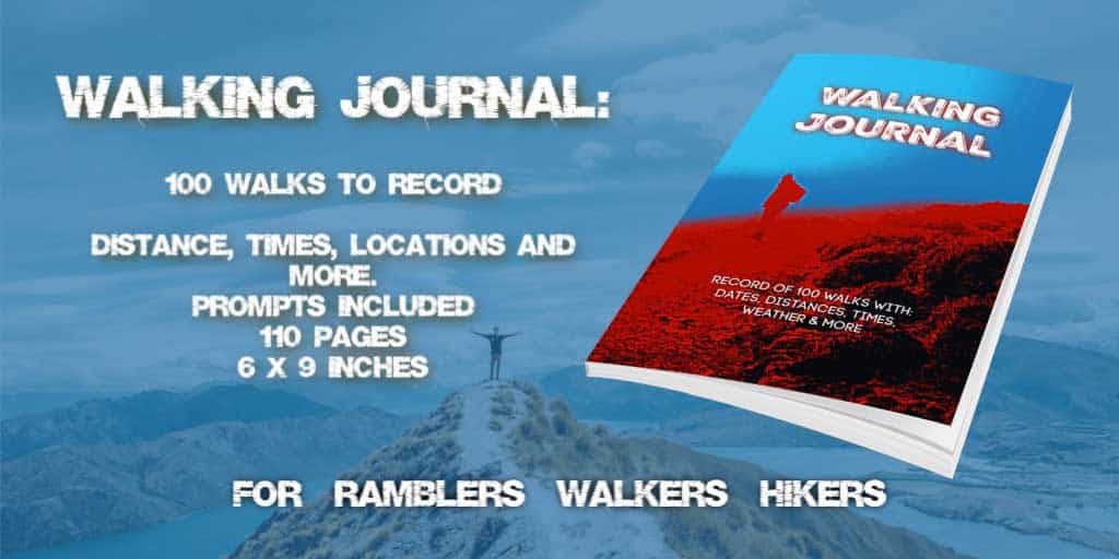 Walking Logbook | For Walkers, Ramblers and Hikers - Johnson's Journals